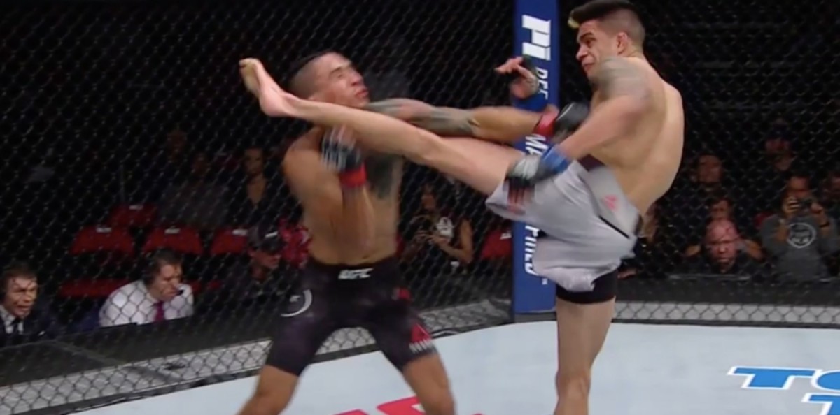 Benito Lopez Gets the Win in Scrappy Bout with Albert Morales (UFC ...
