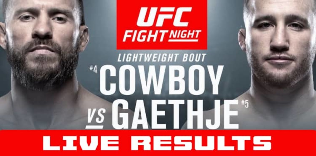 UFC on ESPN+ 16 Live Results: Cowboy vs. Gaethje (Results & Fight Stats ...
