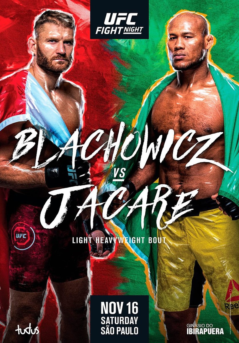 UFC Fight Night on ESPN+ 22: Błachowicz vs. Jacaré fight card ...