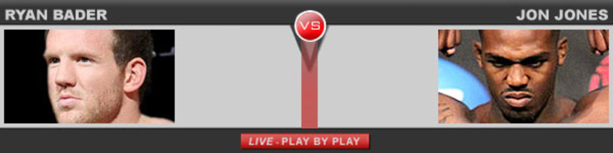 UFC 126 Play-by-Play: Ryan Bader vs. Jon Jones - MMAWeekly.com | UFC ...