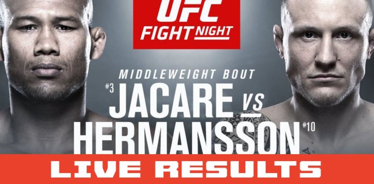 UFC on ESPN+ 8 Full Live Results: Jacare vs. Hermansson (Results ...