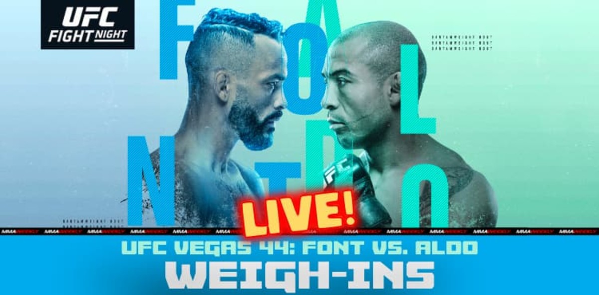 UFC Vegas 44 Live Weigh-in Results and Video Stream - MMAWeekly.com ...