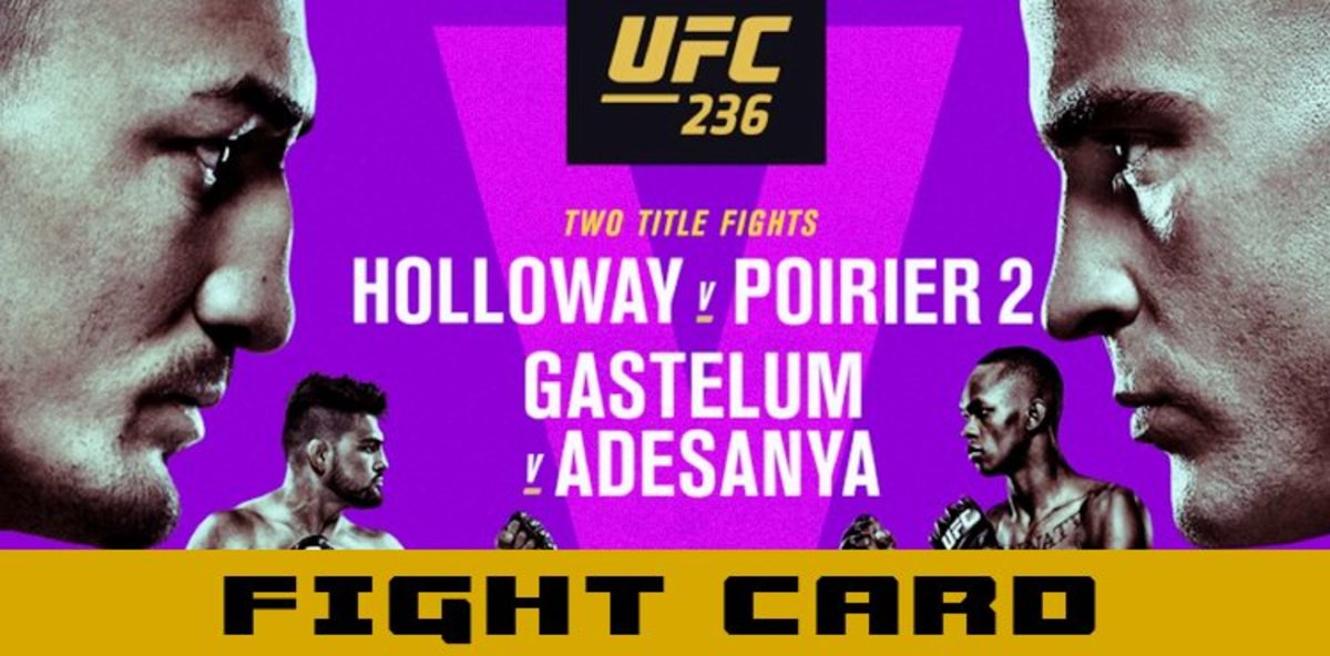 UFC 236: Holloway vs. Poirier 2 Fight Card - MMAWeekly.com | UFC and ...