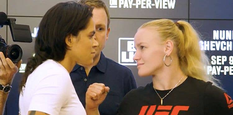 New UFC 215 Main Event Set as Amanda Nunes and Valentina Shevchenko ...