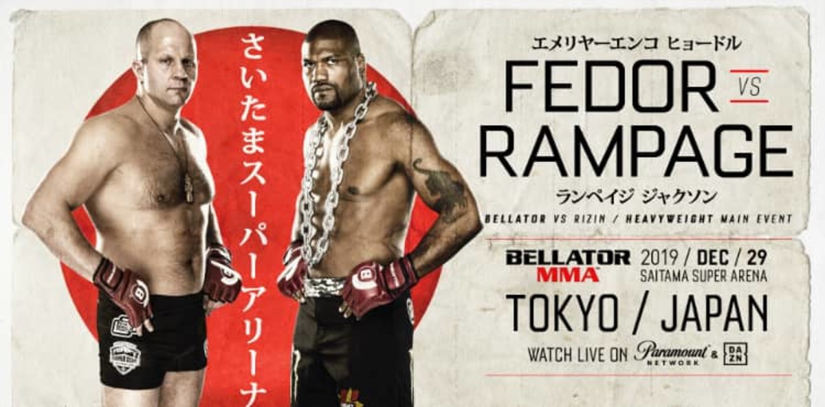 Fedor vs. Rampage announced to headline Bellator Japan - MMAWeekly.com ...