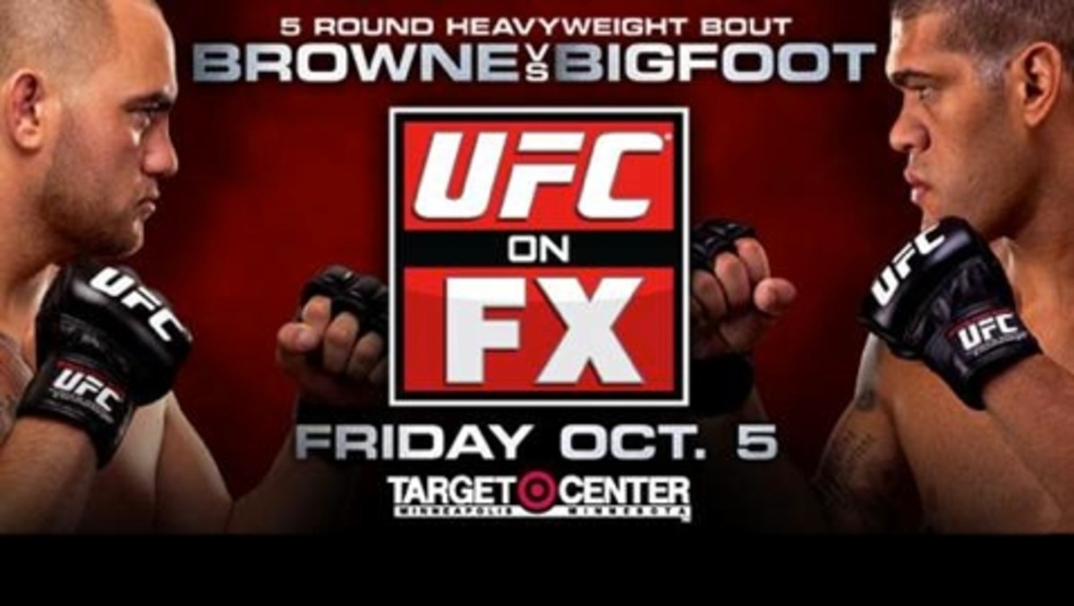 UFC on FX 5: Browne vs. Bigfoot Official; Tickets On Sale Friday ...