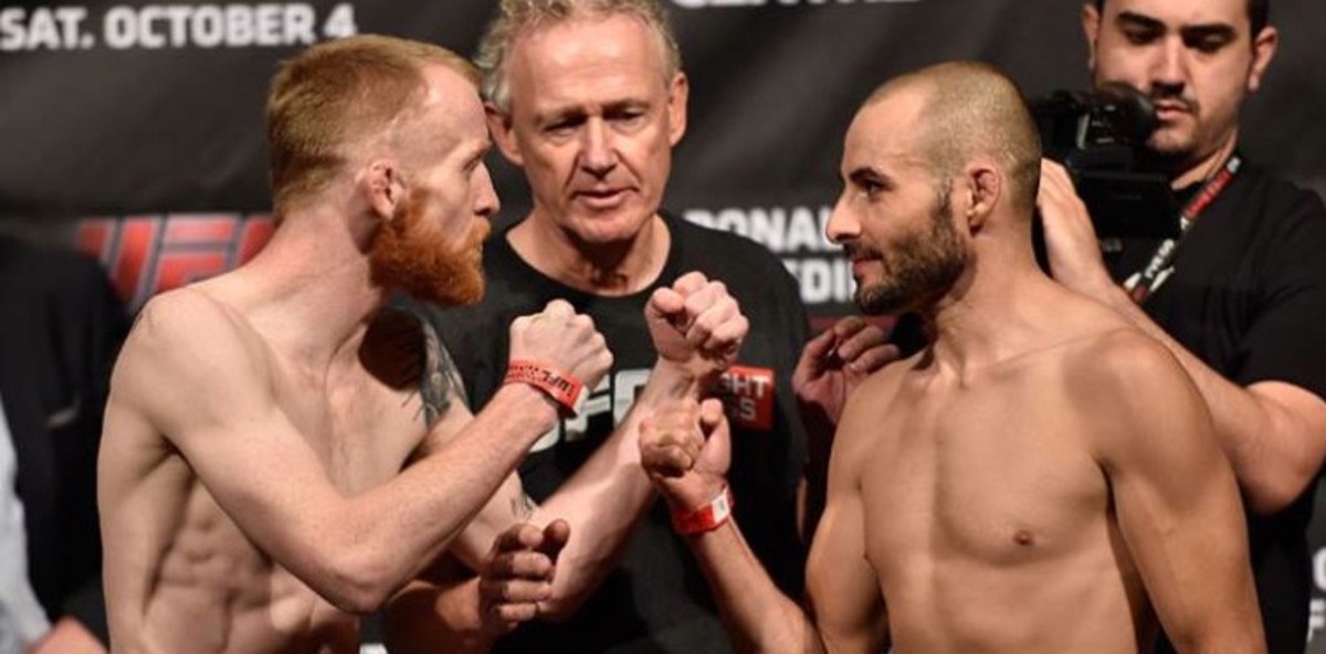 UFC Fight Night 54 Fighter Bonuses: Kelades and Holohan Score Fight of ...