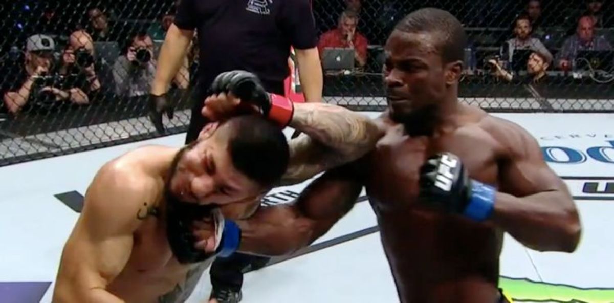 Abdul Razak Alhassan Lands the One-Punch Knockout (UFC 220 Highlights ...