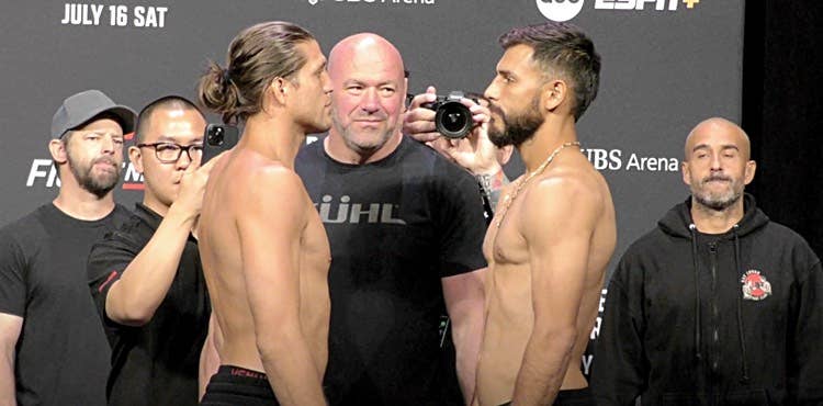 UFC Long Island Main Event Face-off Video - MMAWeekly.com | UFC and MMA ...