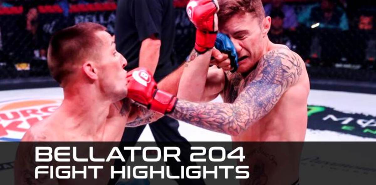 Bellator 204 Fight Highlights: James Gallagher Upset by Bellator Rookie ...