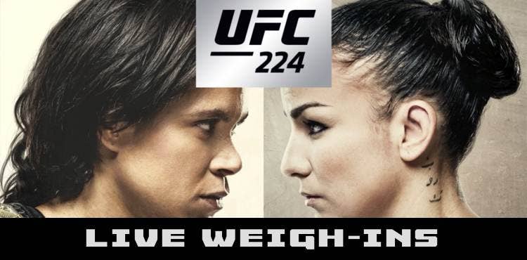 Watch the UFC 224: Nunes vs. Pennington Weigh-in Live at 4 PM ET ...
