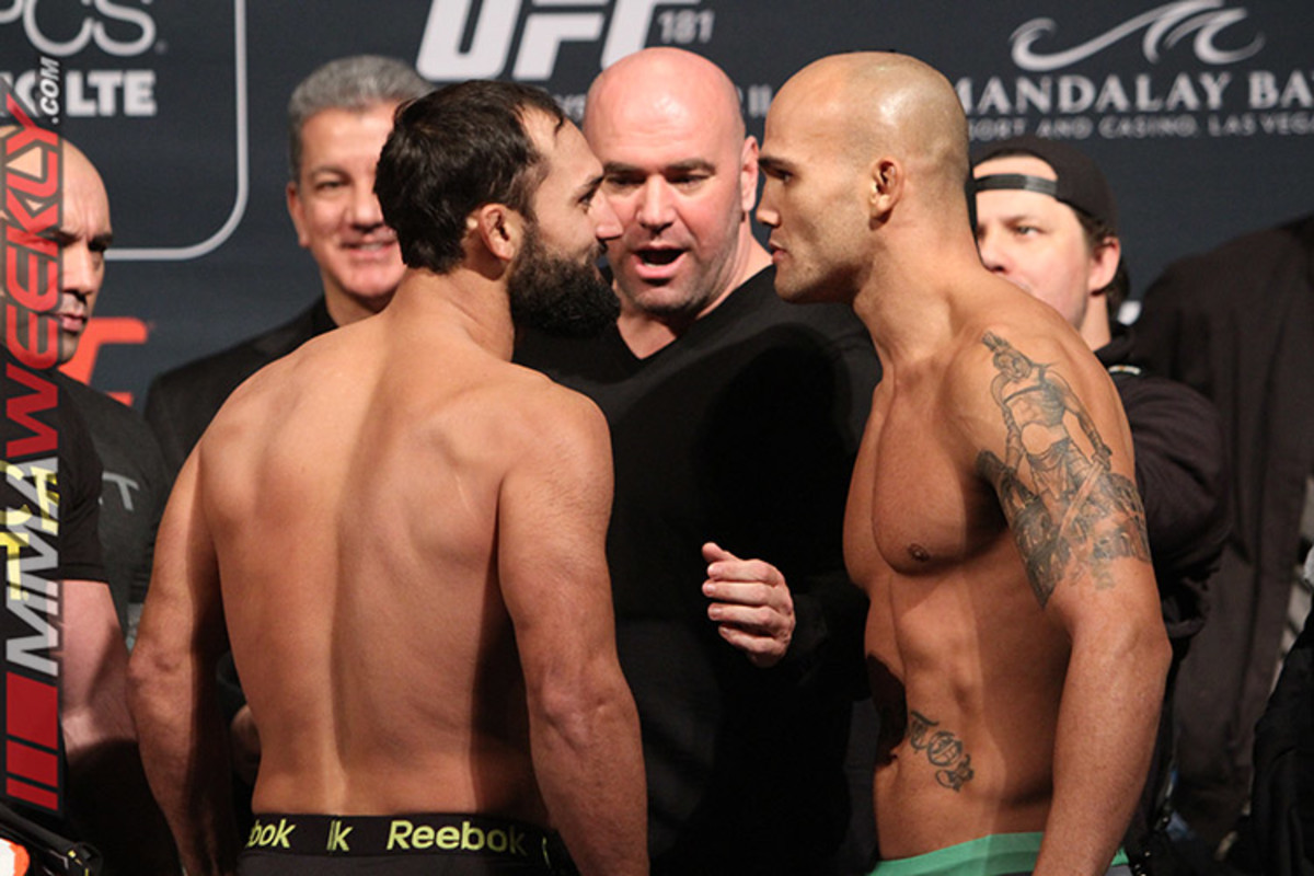 UFC 181 Weigh-in Results: Lots of Heated Moments, as Two Title Fights ...
