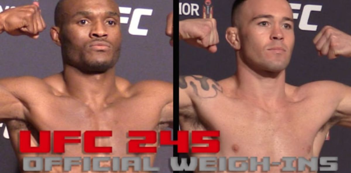 UFC 245 official weigh-in video: Kamaru Usman vs. Colby Covington ...