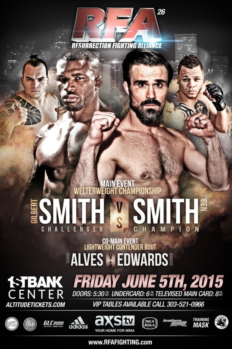 RFA 26 Event Page and Fight Card - MMAWeekly.com | UFC and MMA News ...