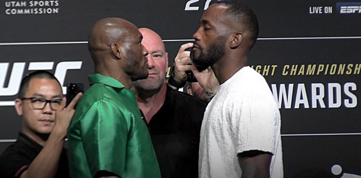 UFC 278 Pre-fight Press Conference Face-offs Video - MMAWeekly.com ...