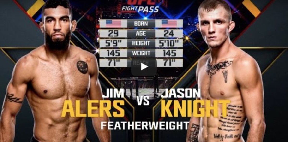 Watch Jason Knight top Jim Alers in a Fight of the Night (UFC Melbourne ...