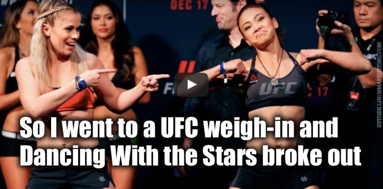 Paige VanZant vs. Michelle Waterson: Is This a Weigh-in or a Dance-Off ...