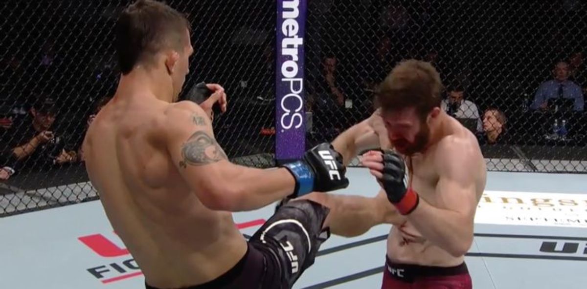 Alex White Retires Mitch Clarke (UFC 215 Fight Highlights) - MMAWeekly ...