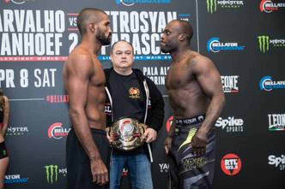 Bellator 176: Carvalho vs. Manhoef 2 Weigh-In Results: Title Fights Set ...