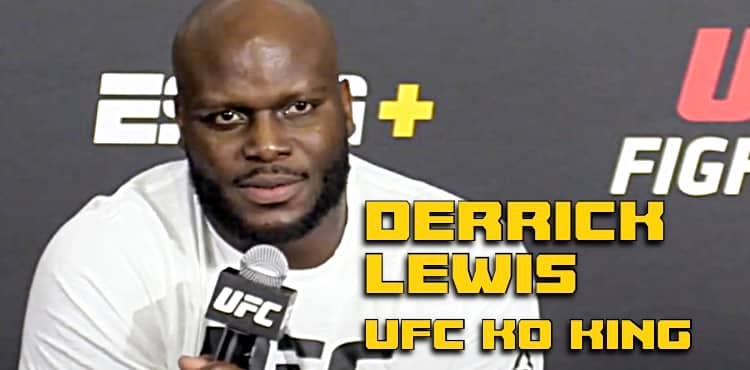Derrick Lewis amazed to hold UFC Heavyweight KO record (UFC Vegas 6 ...