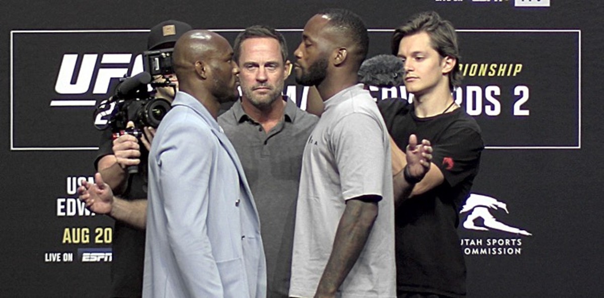 UFC 278: Usman vs. Edwards 2 Press Conference Face-offs Video ...