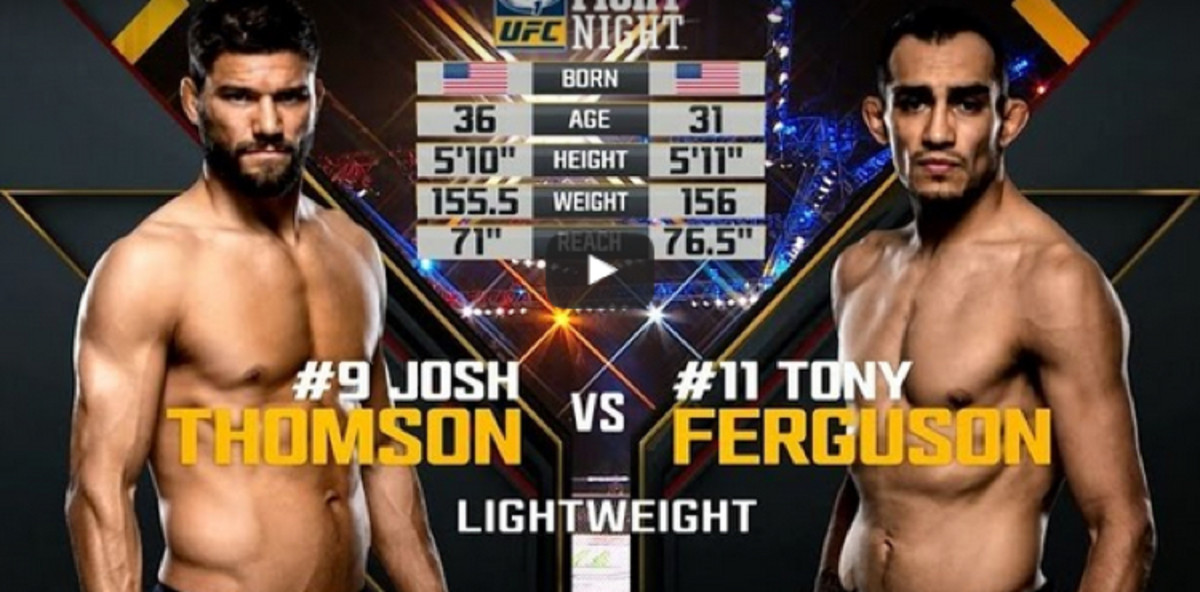 Watch Tony Ferguson Soundly Beat Josh Thomson (UFC 209 Free Fight ...