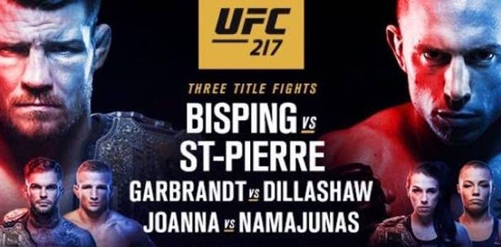 UFC 217: Three Title Fights, Three Champions, and a Legend (Video ...