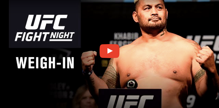 Watch the UFC Auckland Ceremonial Weigh-in, Friday at 8 PM ET on ...