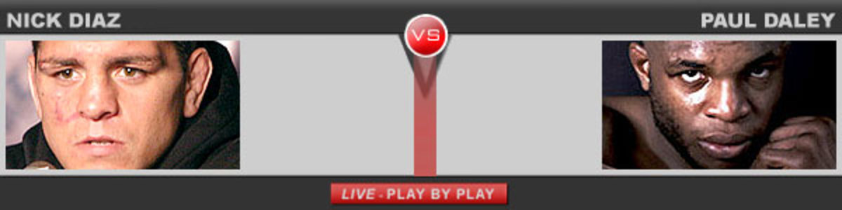 Strikeforce Diaz vs. Daley Play-by-Play: Nick Diaz vs. Paul Daley ...