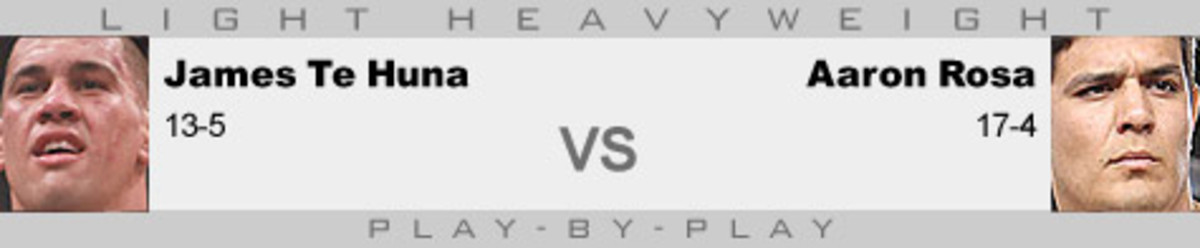 UFC on FX 2 Play-by-Play: James Te Huna vs. Aaron Rosa - MMAWeekly.com ...