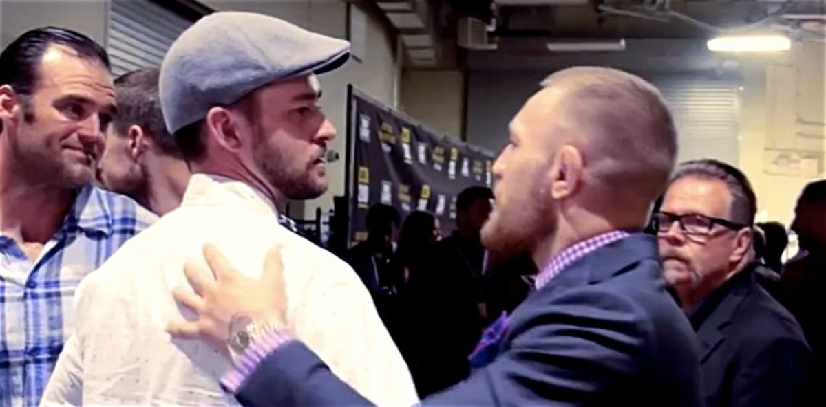 Behind the Scenes with Conor McGregor and Justin Timberlake at UFC 200 ...
