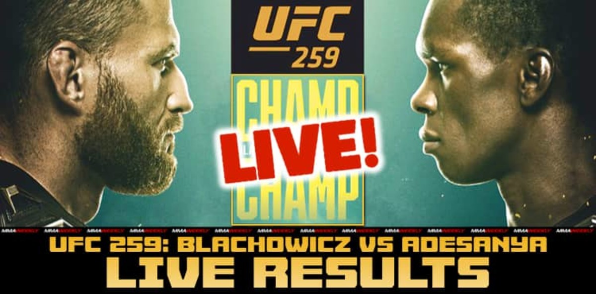 UFC 259 Live Results: Blachowicz vs. Adesanya - MMAWeekly.com | UFC and ...