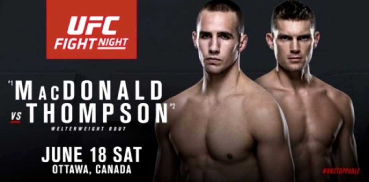 UFC Fight Night 89: MacDonald vs. Thompson Event Page and Fight Card ...