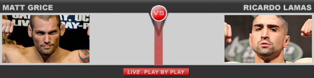 UFC on Versus 4 Play-by-Play: Matt Grice vs. Ricardo Lamas - MMAWeekly ...
