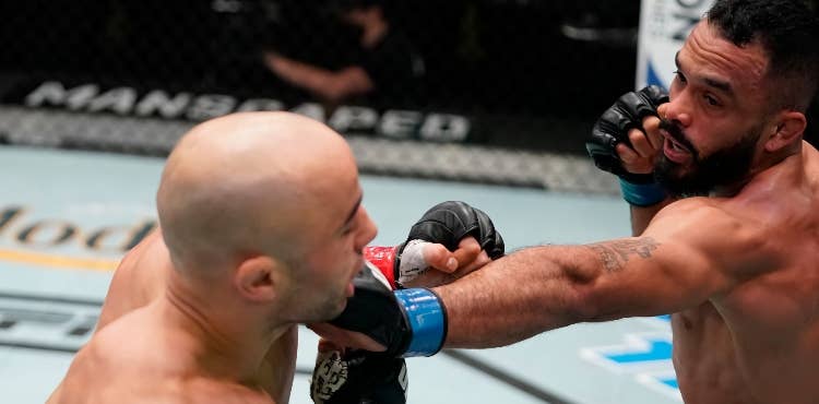 Watch Rob Font sledgehammer Marlon Moraes 👊 Fight Video - MMAWeekly.com ...