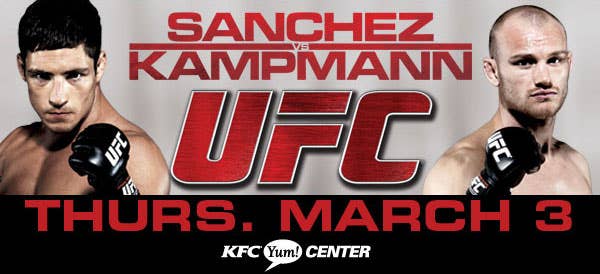 UFC on Versus 3 Official for Kentucky, Features Diego Sanchez vs ...