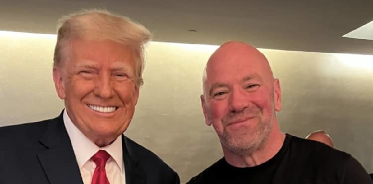 Donald Trump's surprise visit at UFC 287 with Dana White - MMAWeekly ... Donald Trump's surprise visit at UFC 287 with Dana White - MMAWeekly ...