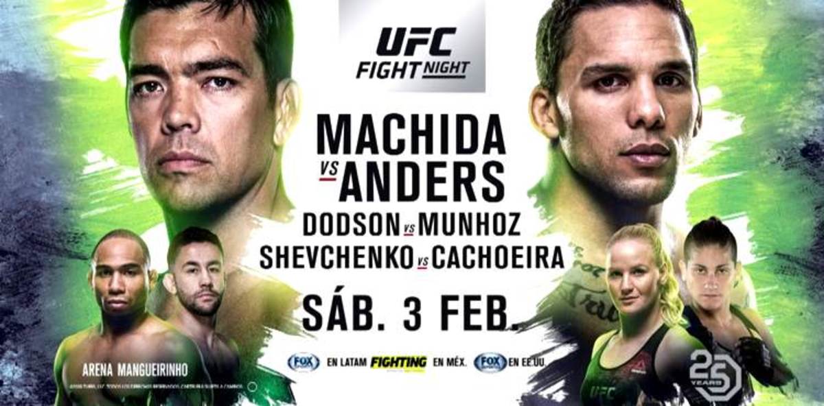 UFC Fight Night 125: Machida vs. Anders Fight Card - MMAWeekly.com ...