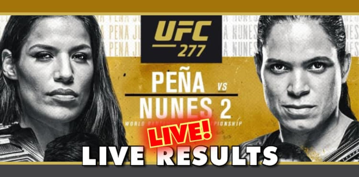 UFC 277 Live Results: Julianna Peña vs. Amanda Nunes 2 - MMAWeekly.com ...