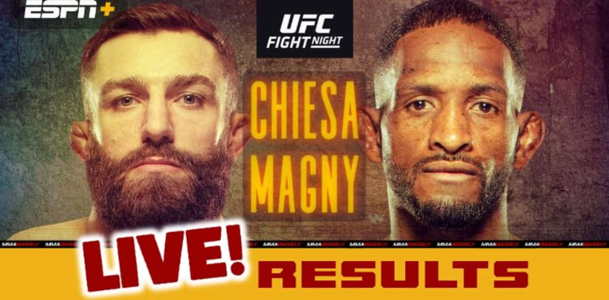 UFC Fight Island 8: Chiesa vs. Magny Live Results - MMAWeekly.com | UFC ...