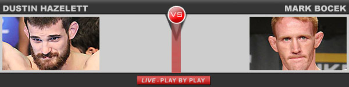 UFC 124 Live Play-by-Play: Dustin Hazelett vs. Mark Bocek - MMAWeekly ...