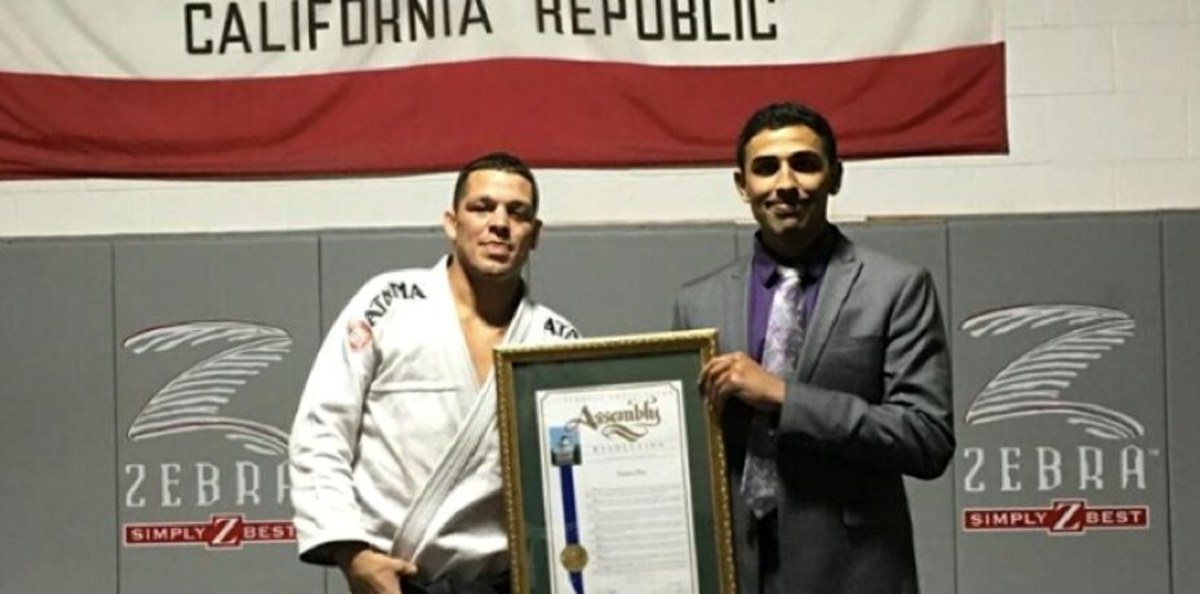 California Honors Nate Diaz with Community Service Award - MMAWeekly ...