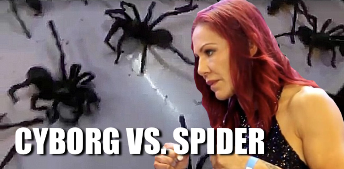Watch Cris Cyborg Struggle to Eat a Tarantula - MMAWeekly.com | UFC and ...