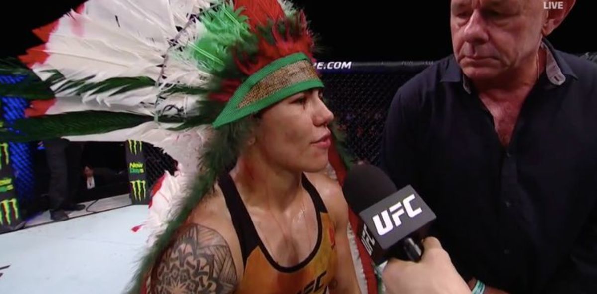 Jessica Andrade Bloodies and Batters Claudia Gadelha in Co-Main Event ...