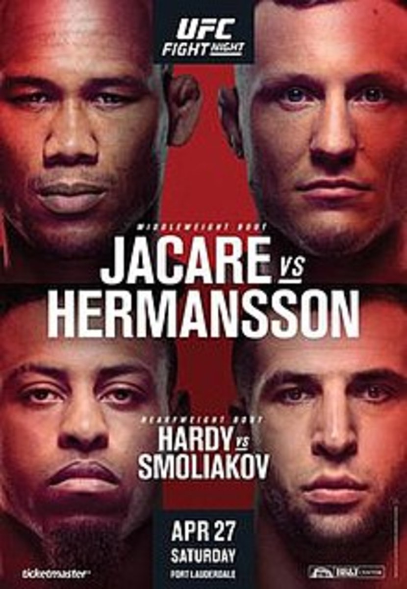 UFC on ESPN+ 8: Jacare vs. Hermansson Fight Card and Event Information ...
