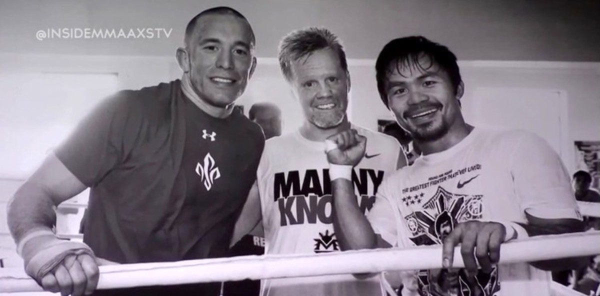 Georges St-Pierre Coach Freddie Roach is All-in on Comeback (Video ...