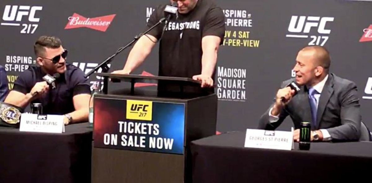 Michael Bisping Relentlessly Attacked Georges St-Pierre at UFC 217 ...