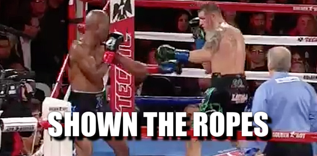 WATCH: Bernard Hopkins Gets Knocked Outside of the Ring in Last Career ...