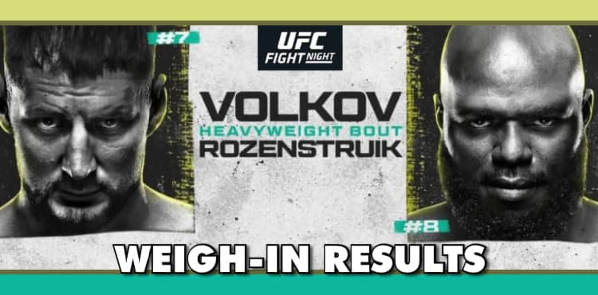 UFC Vegas 56 Weigh-in Results: All fighters officially made weight ...