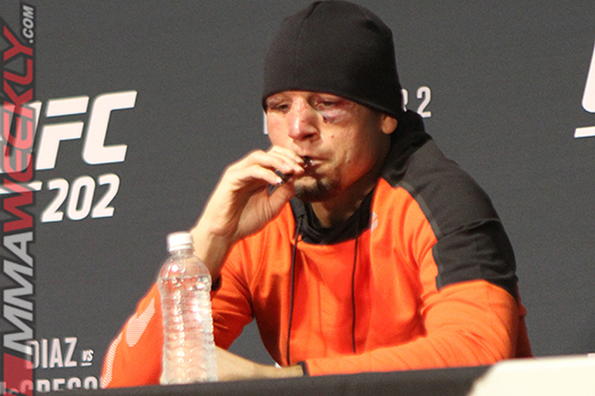 Nate Diaz Vaping Case Cleared by Nevada, but Still an Issue - MMAWeekly ...